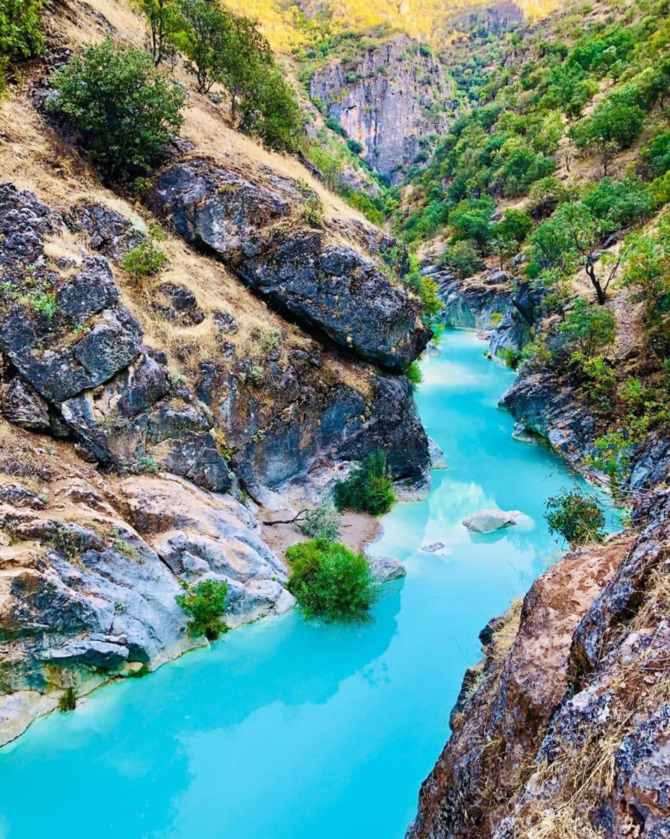Gali Sherane draws thousands with blue waters, cool climate - Kurdishglobe