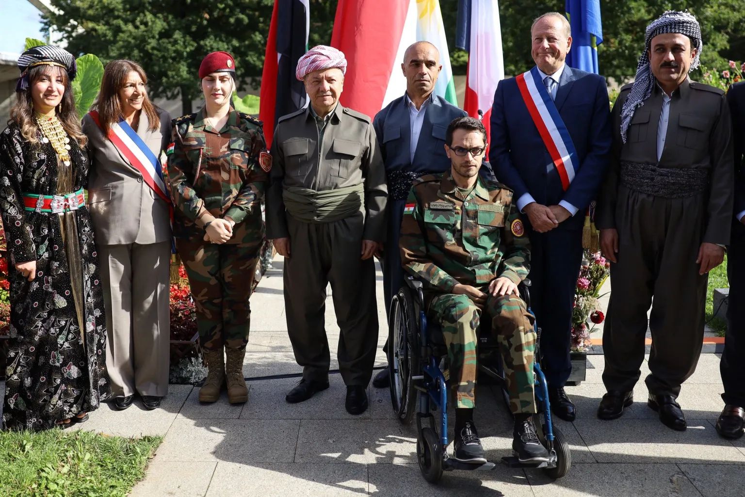 Wounded Peshmerga becomes symbol in France - Kurdishglobe